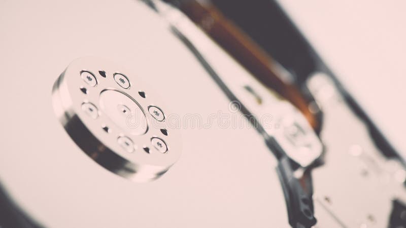 Computer Hard Disk Drive - Retro Vintage Effect Stock Photo - Image of ...