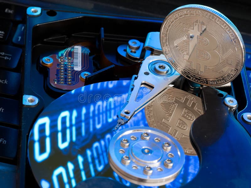 Bitcoin stock photo. Image of electronic, cybercurrency - 113176824