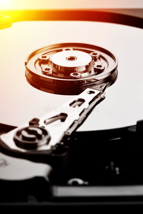 Computer hard disk (HDD) stock photo. Image of gigabyte - 51287142