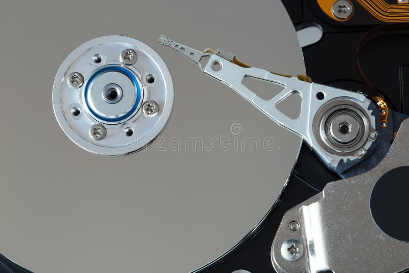 Computer Hard Disk - Interior 2 Stock Image - Image of drive, disk ...