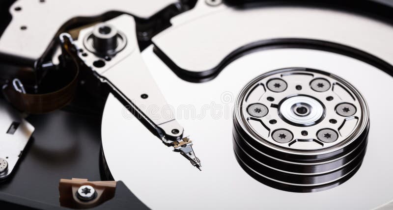 Computer hard disk memory stock image. Image of drive - 91100009