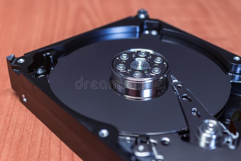 Computer Hard Drive without a Cover. Internal Mechanism Stock Image ...