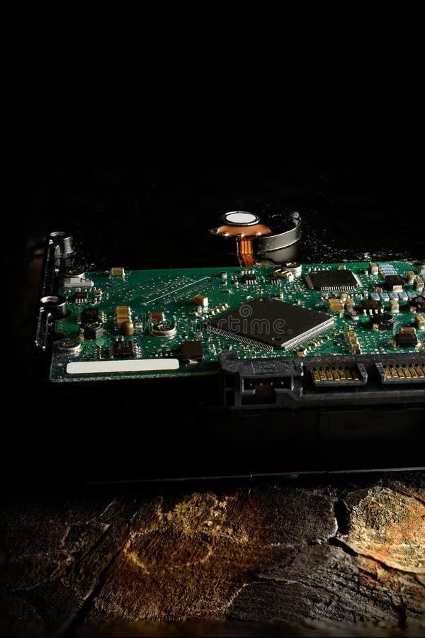 Computer Hard Drive stock photo. Image of black, disk - 51847946