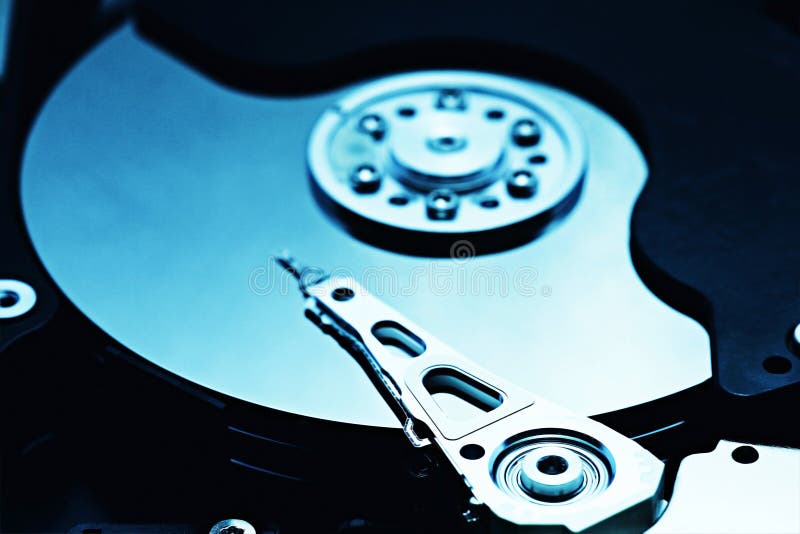 Computer hard drive stock image. Image of information - 68983943