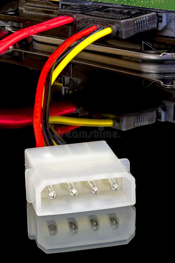 Computer Hard Drive and Plug Stock Image - Image of green, solder: 46452289