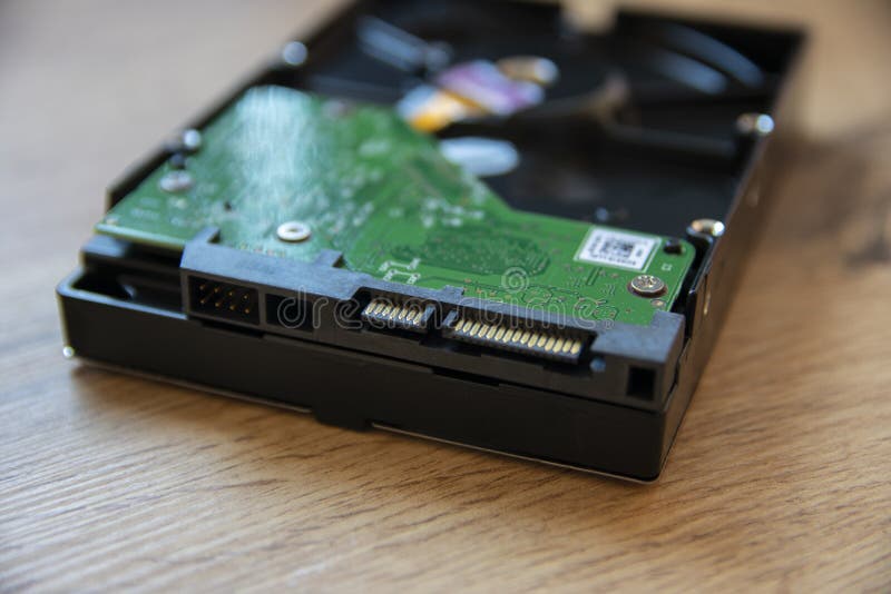 Computer Hard Drive, SATA Detail Stock Photo - Image of drive, people ...