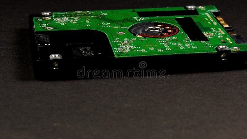 Computer Hard Drive on a Turn Table Stock Video - Video of hardware ...