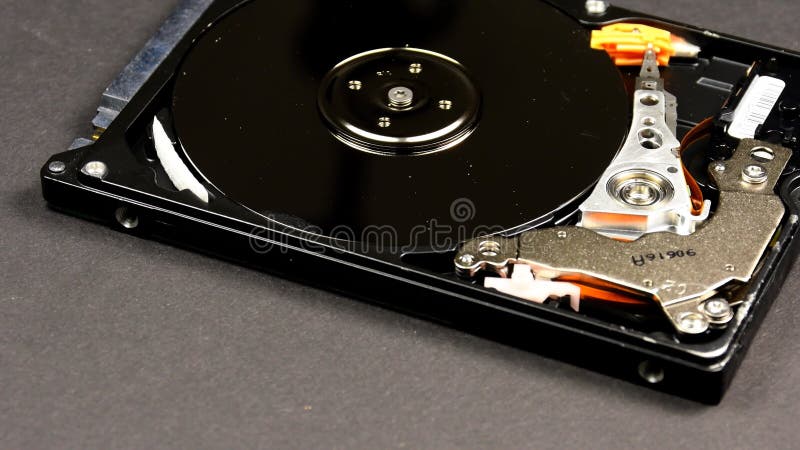 Computer Hard Drive on a Turn Table Stock Video - Video of hardware ...