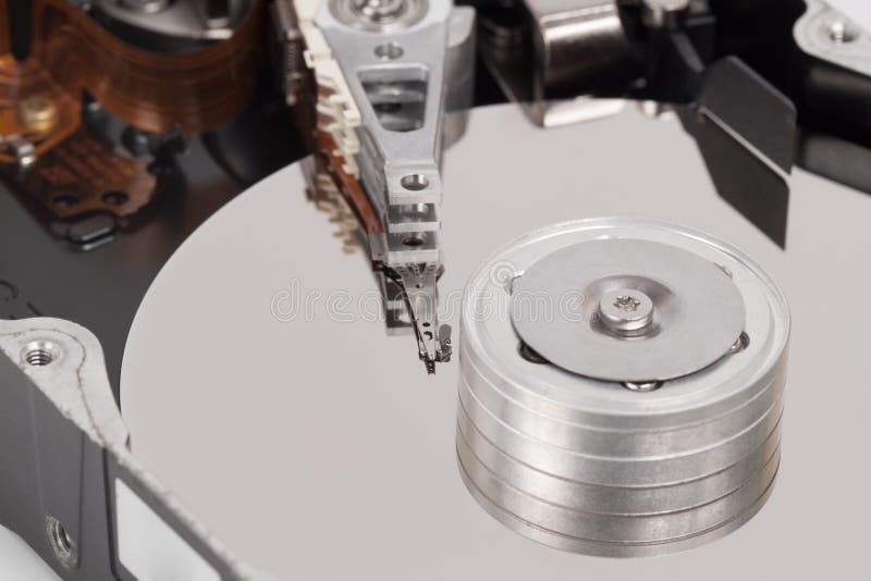 Computer Harddisk Closed Up Stock Image - Image of disc, industry: 43626787