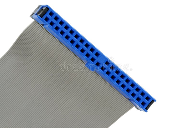 Computer Harddrive Ribbon Cable Stock Image - Image of electronic ...