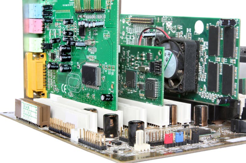 Computer Hardware stock image. Image of macro, electricity - 12392985