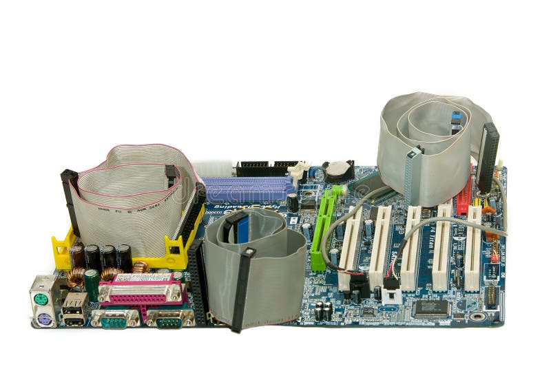 Computer Main Board stock image. Image of motherboard, board - 54431