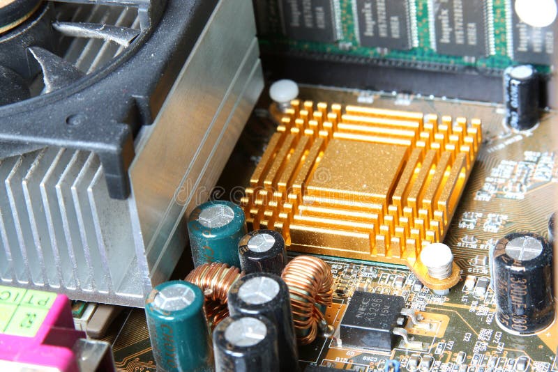 Computer Hardware. stock image. Image of green, development - 8468359