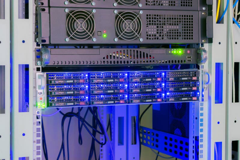 Computer Hardware is on the Hosting Site of the Internet Provider ...