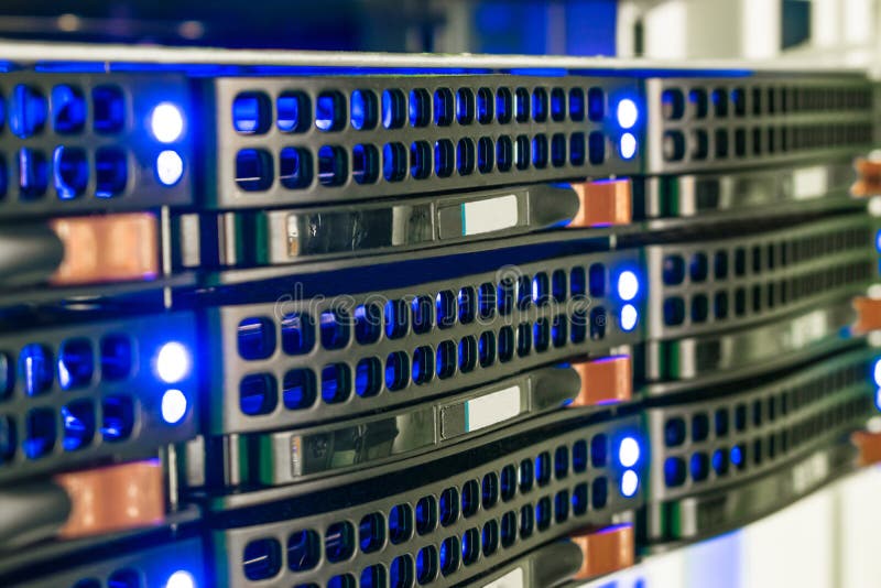 Computer Hardware is on the Hosting Site of the Internet Provider ...