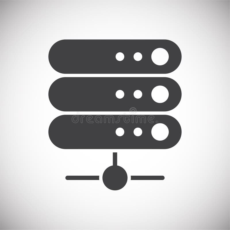 Computer Hardware Icon on Background for Graphic and Web Design. Simple ...