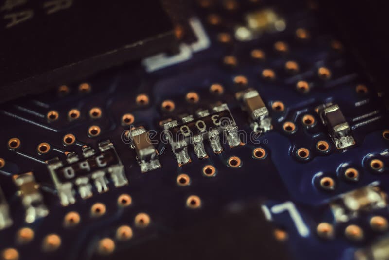 Computer Hardware Macro Closeup Texture Stock Image - Image of ...