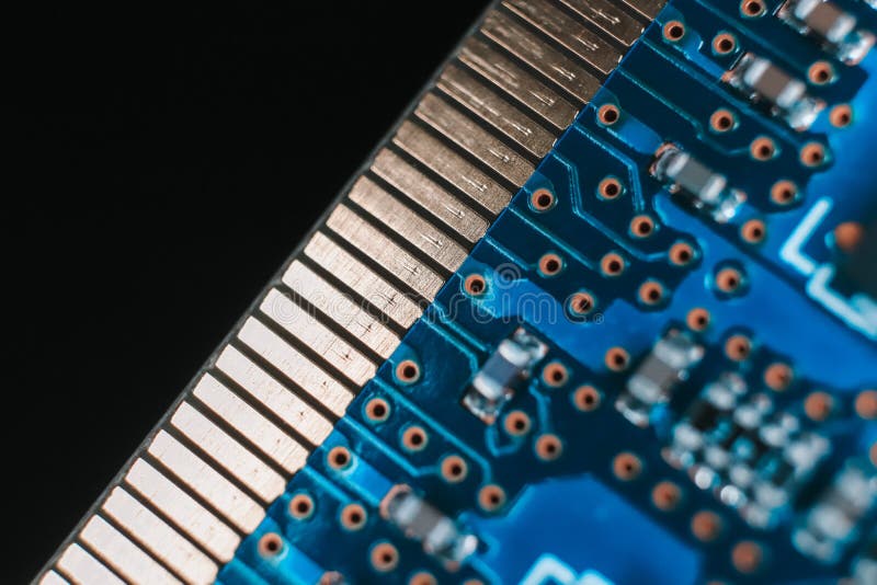 Computer Hardware Macro Closeup Texture Stock Photo - Image of ...