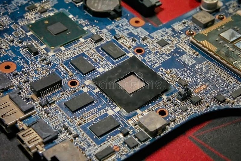 Computer Hardware Motherboard Semiconductor, Microchips, Hardware ...