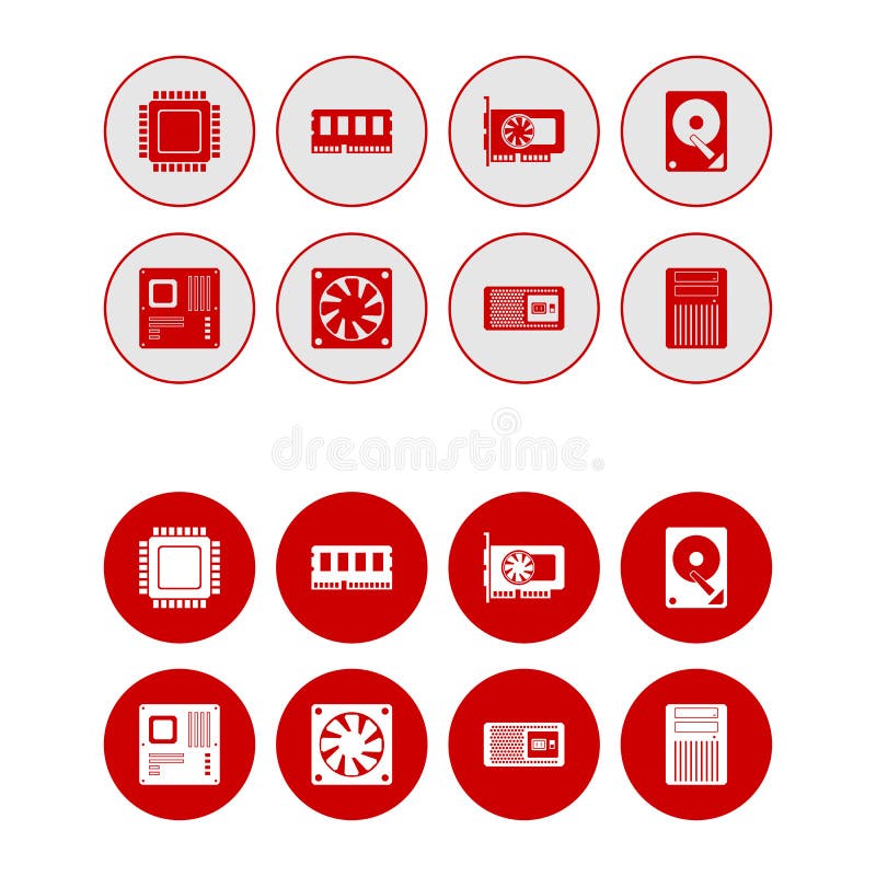 Computer Hardware Infographics Stock Illustrations – 1,437 Computer ...