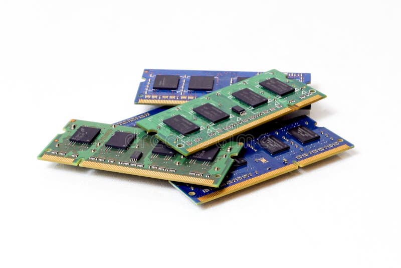 Multiple Random Access Memory Chips Stock Photo - Image of multiple ...
