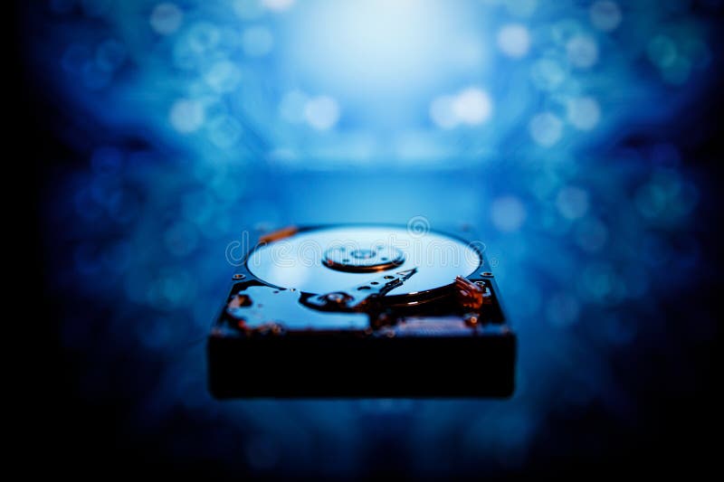 Computer HDD Hard Disk Drive Stock Photo - Image of close, hardware ...