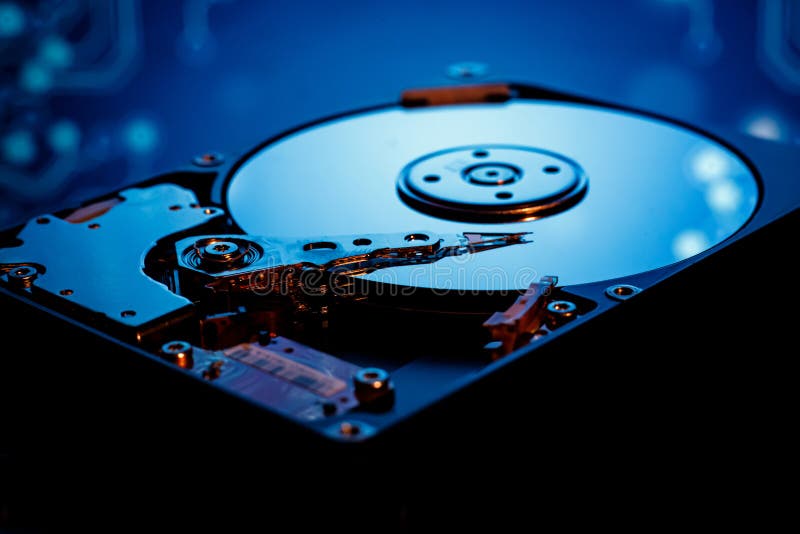 Computer HDD Hard Disk Drive Stock Image - Image of hard, file: 216787319