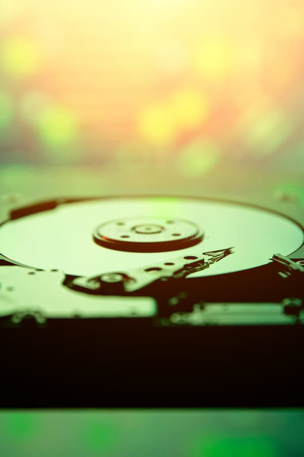 Computer HDD Hard Disk Drive Stock Image - Image of memory, macro ...