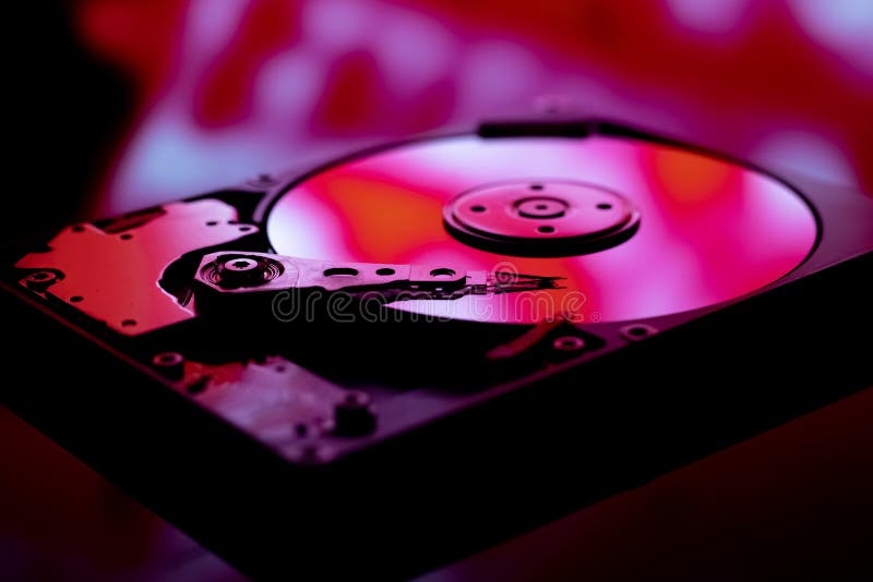 Computer HDD Hard Disk Drive Stock Image - Image of computer, inside ...