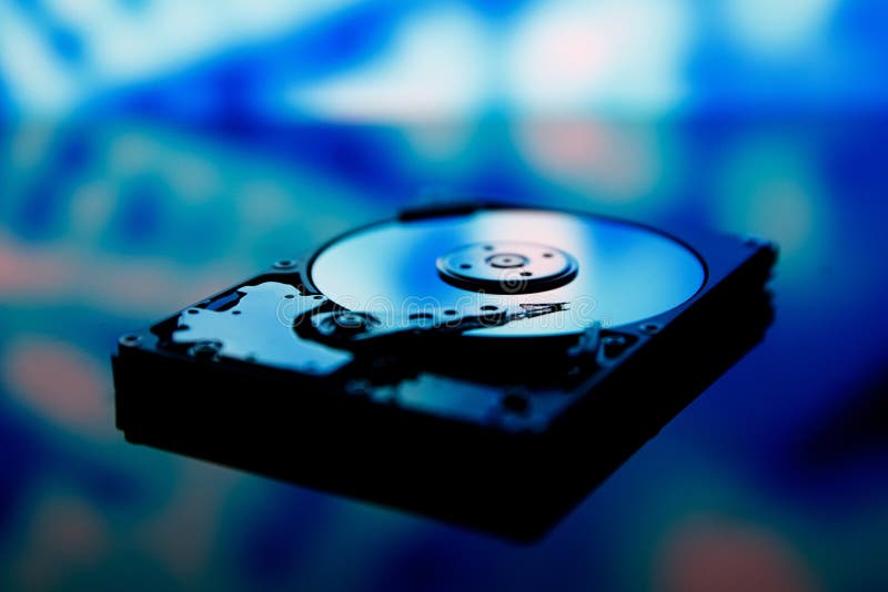 Computer HDD Hard Disk Drive Stock Image - Image of capacity, digital ...