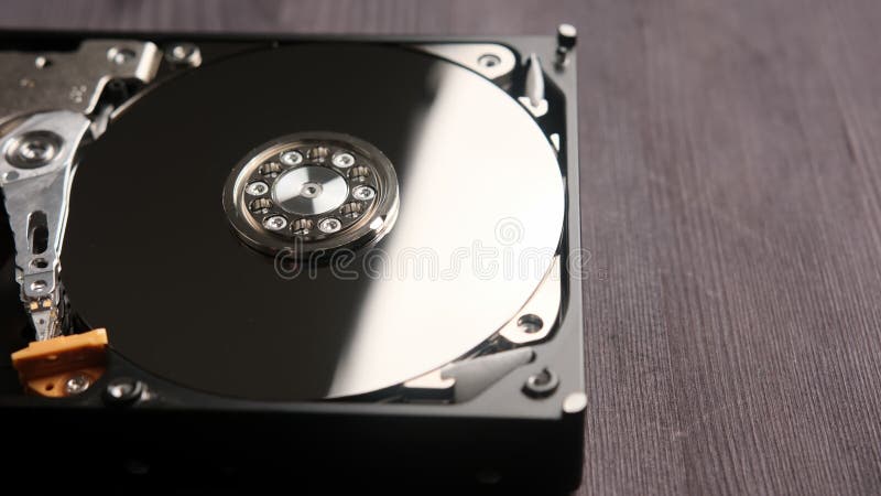 Computer HDD Hard Disk Drive. Computer Storage Memory Stock Footage - Video of backup, byte ...