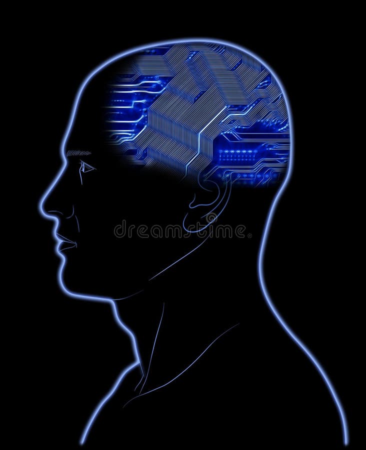 Brain Of Head And Gear Concept Stock Vector - Illustration of design ...