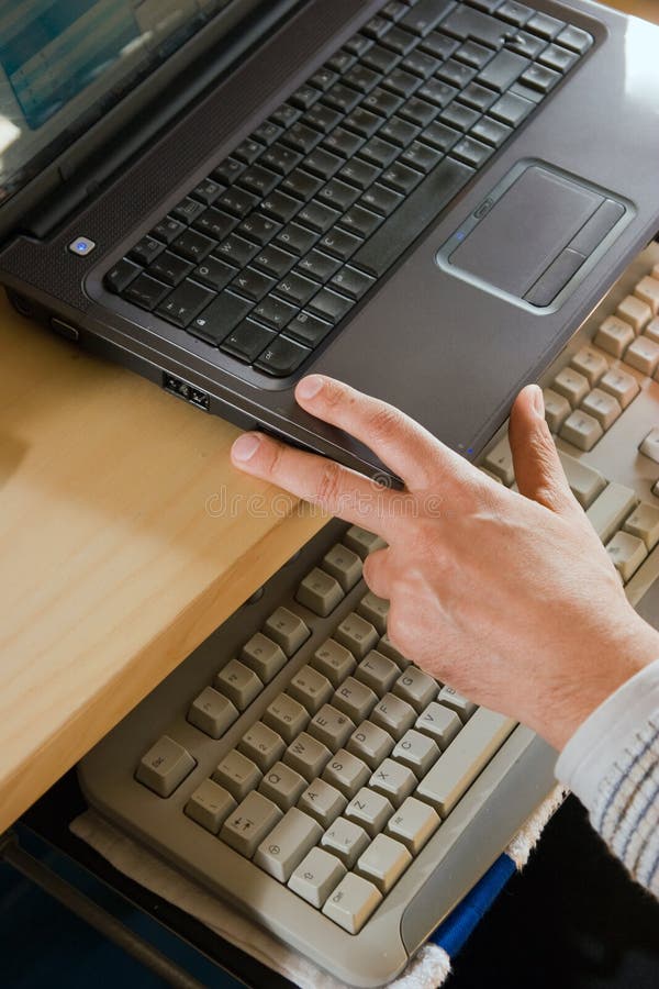Computer at home stock photo. Image of achievement, reporting - 8581010