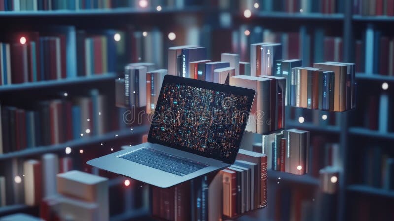 A Computer Hosts a Digital Library with a Massive Book Collection ...