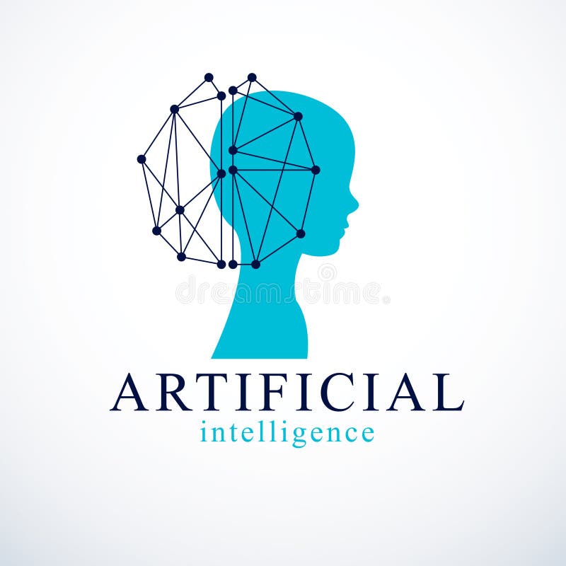 Computer Human Android Bot, Artificial Intelligence Concept. Human ...