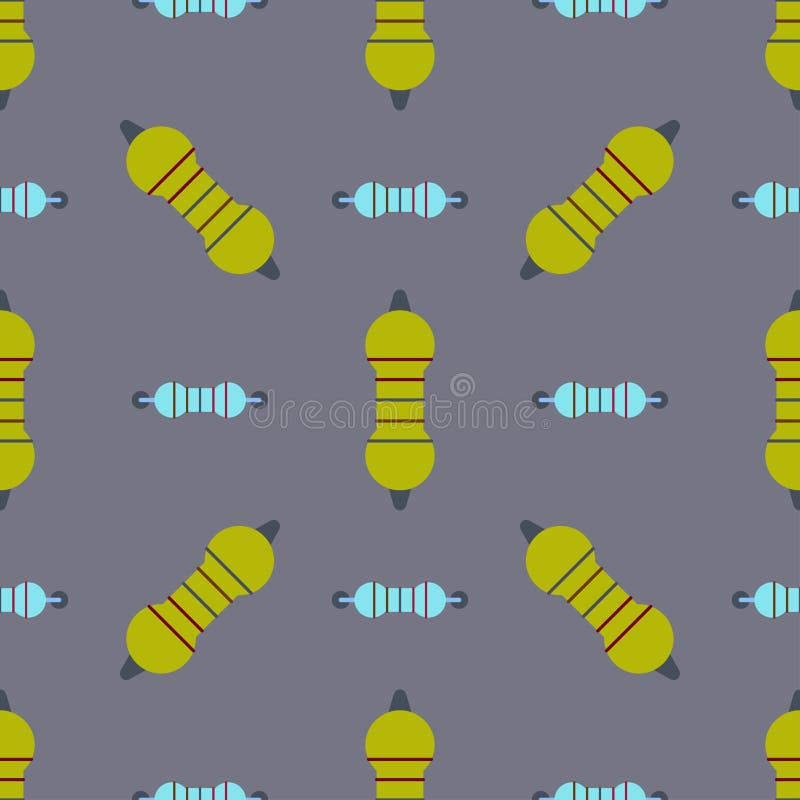 Computer IC Chip Template Microchip on Detailed Printed Circuit Board ...