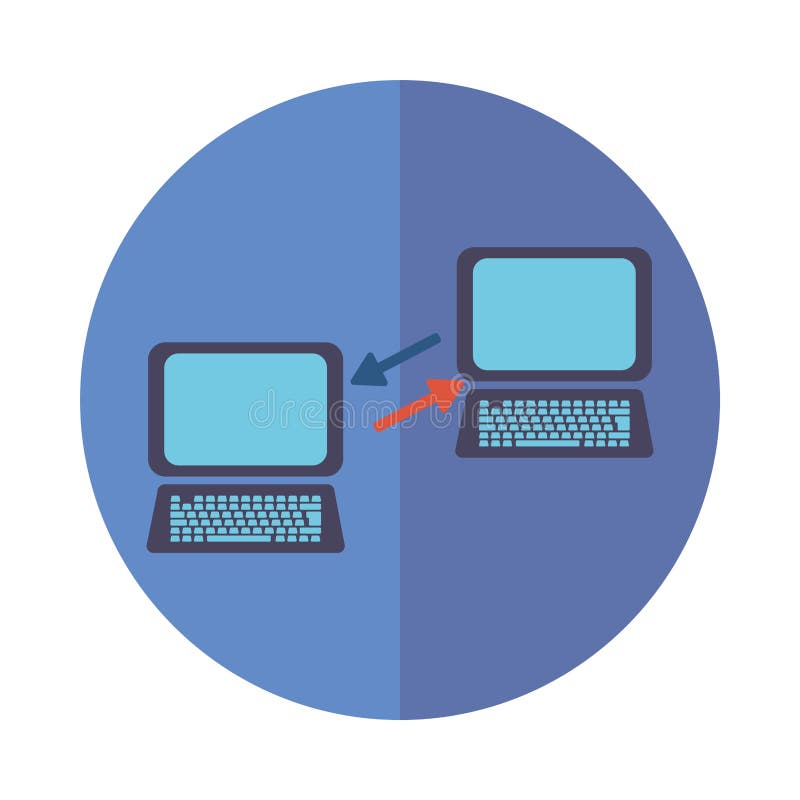 Computer Icon Block Vector Design Stock Vector - Illustration of arrows ...