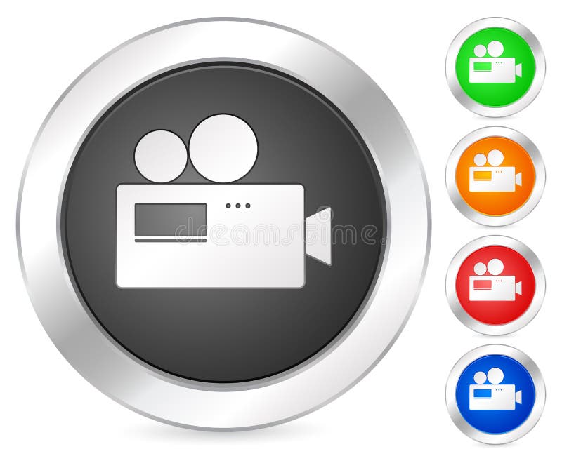 Computer icon camera stock vector. Illustration of grey - 9678051