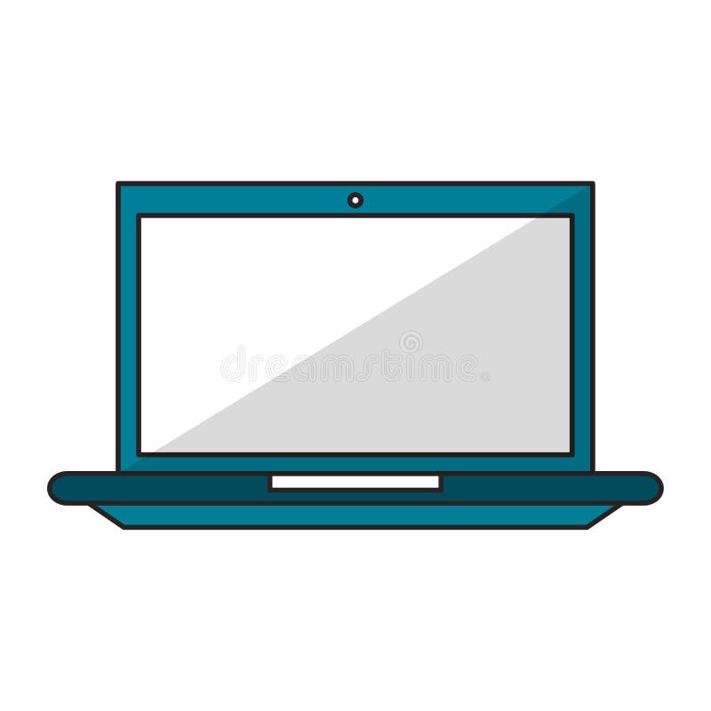 Computer icon cartoon stock vector. Illustration of communication ...