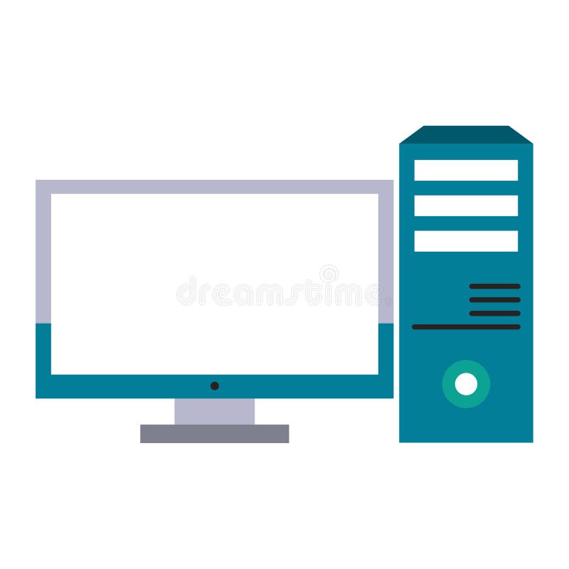 Computer icon cartoon stock vector. Illustration of icon - 146214339