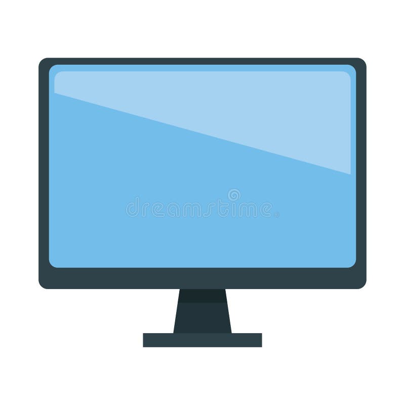 Computer Icon Cartoon Isolated Stock Vector - Illustration of ...