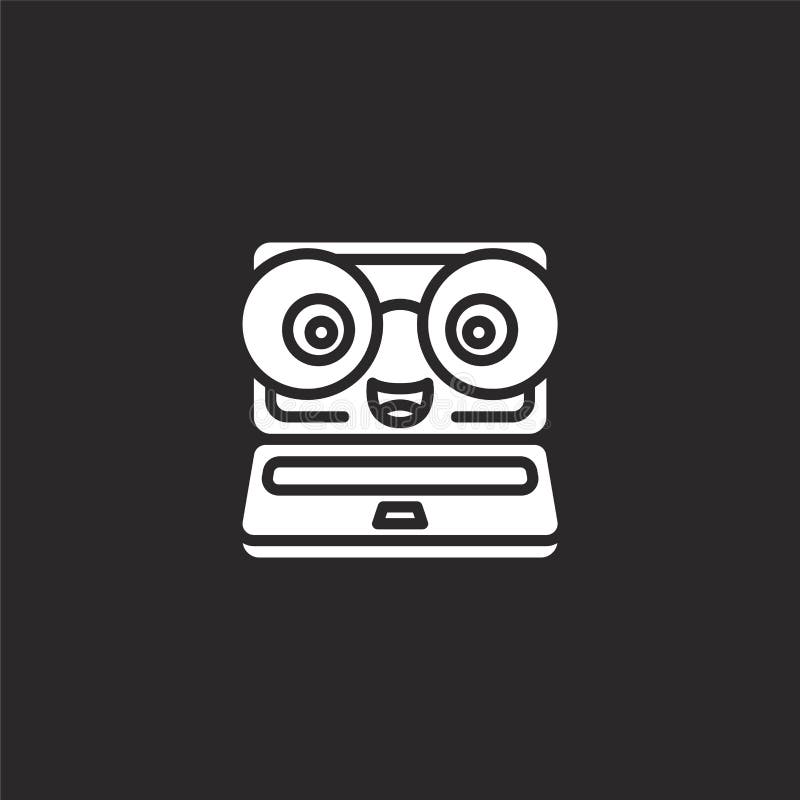 Computer Icon. Filled Computer Icon for Website Design and Mobile, App ...