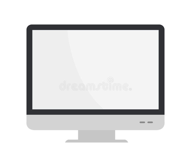 Computer Icon Illustrated in Vector on White Background Stock ...