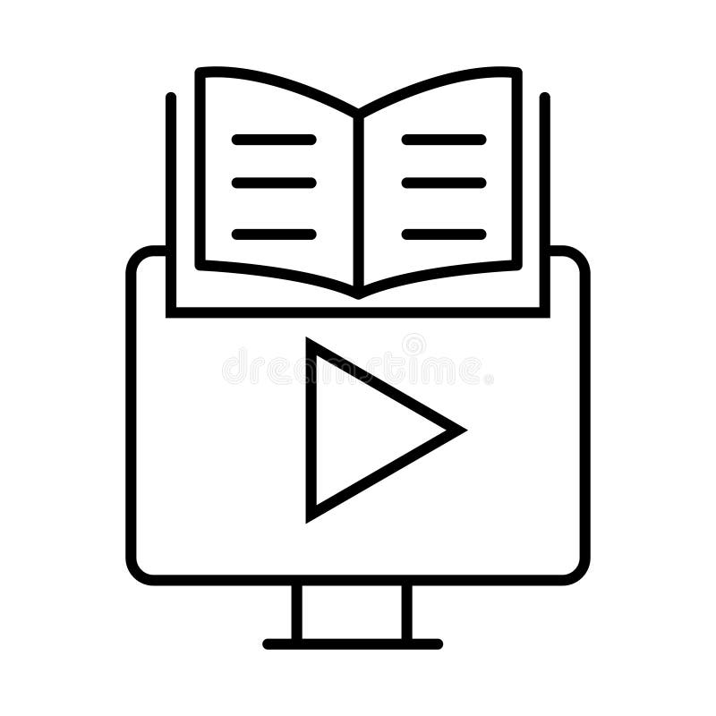 Ebook icon stock vector. Illustration of isolated, education - 244441345