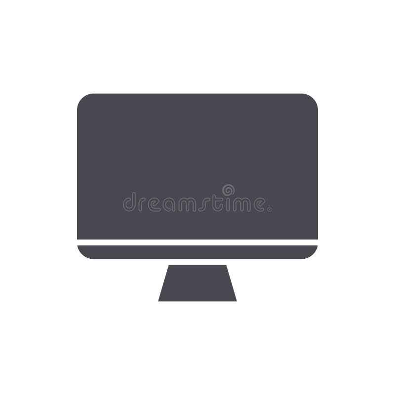 Computer Icon Sign Symbol Logo Vector Stock Vector - Illustration of ...