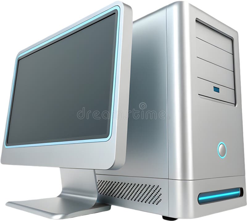The Computer Icon Symbolizes Technology, Connectivity, and Digital ...