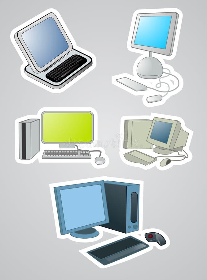 Laptop computer stock vector. Illustration of computer - 4175745