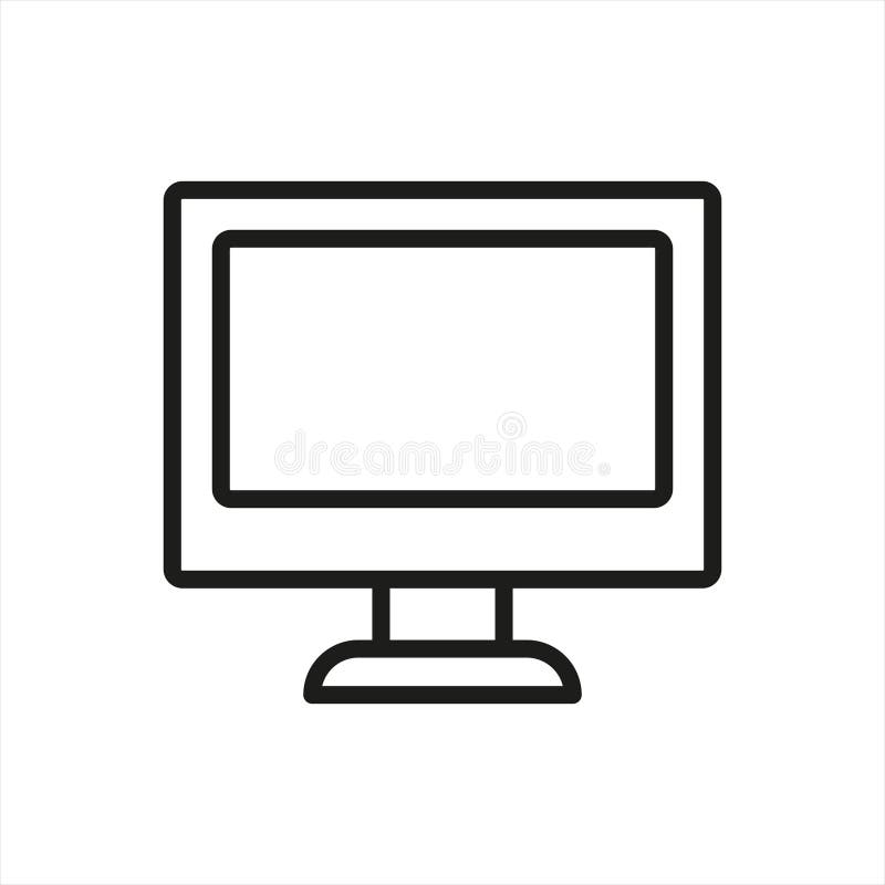 Computer Icon Vector Design Templates Simple and Modern Stock Vector ...