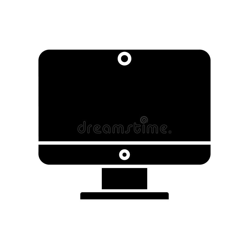 Computer Icon Vector. Pc Illustration Sign. Device Symbol. Laptop Logo ...