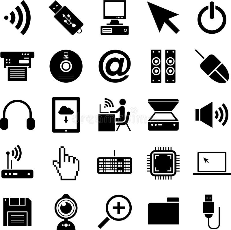 Computer icons stock vector. Illustration of icon, diskettes - 26812898